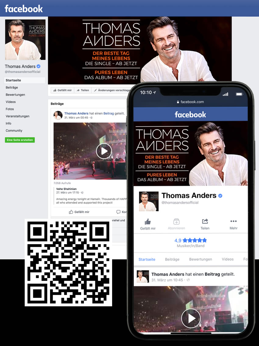 Thomas Anders - News on facebook - Thomas Anders | Official Website