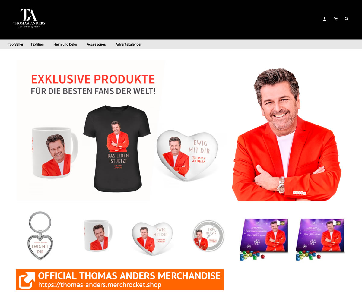 Fanshop - Thomas Anders | Official Website